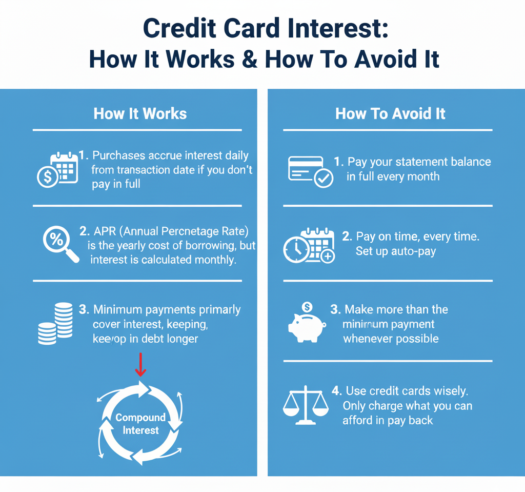 How Credit Card Interest Works (and How to Avoid Paying It)